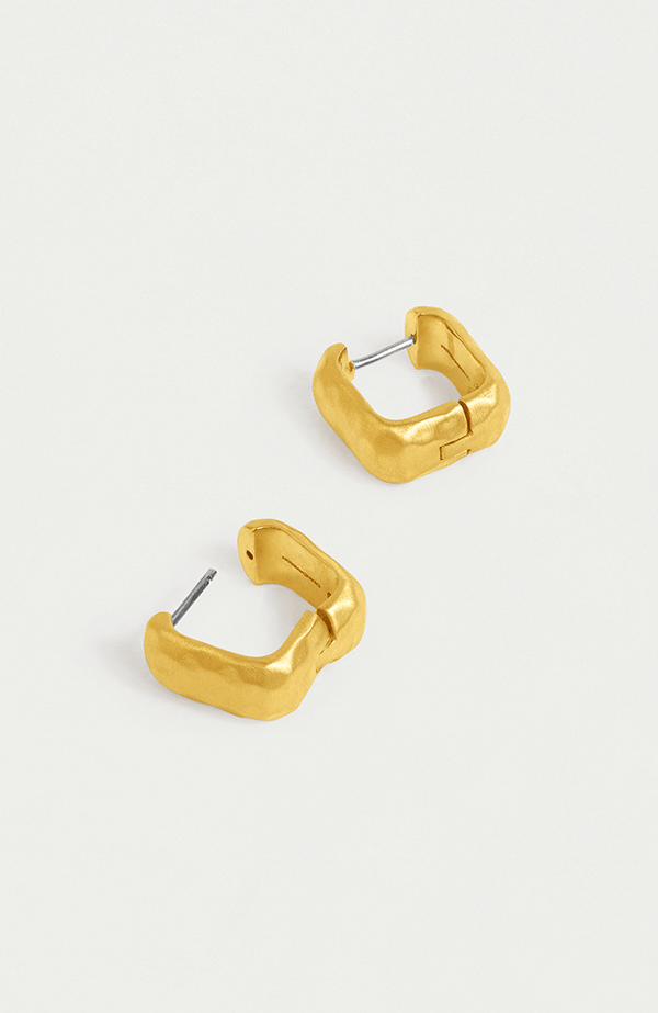 DEAN DAVIDSON NOMAD SQUARE HUGGIE HOOP EARRINGS | FLOW BY NICOLE - FLOW by nicole